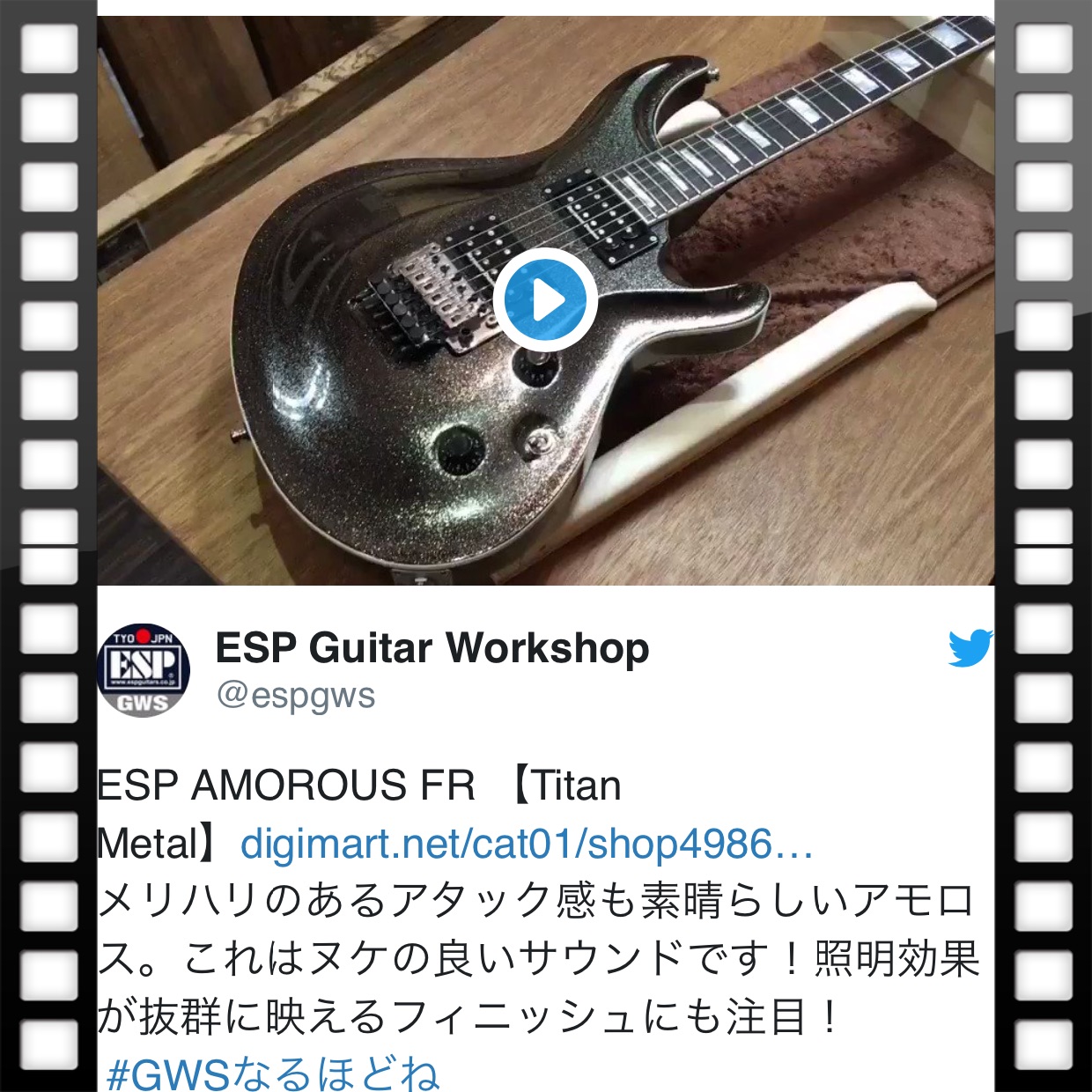 ESP AMOROUS FR 【Titan Metal】 | ESPギターワークショップ(東京・御茶ノ水)